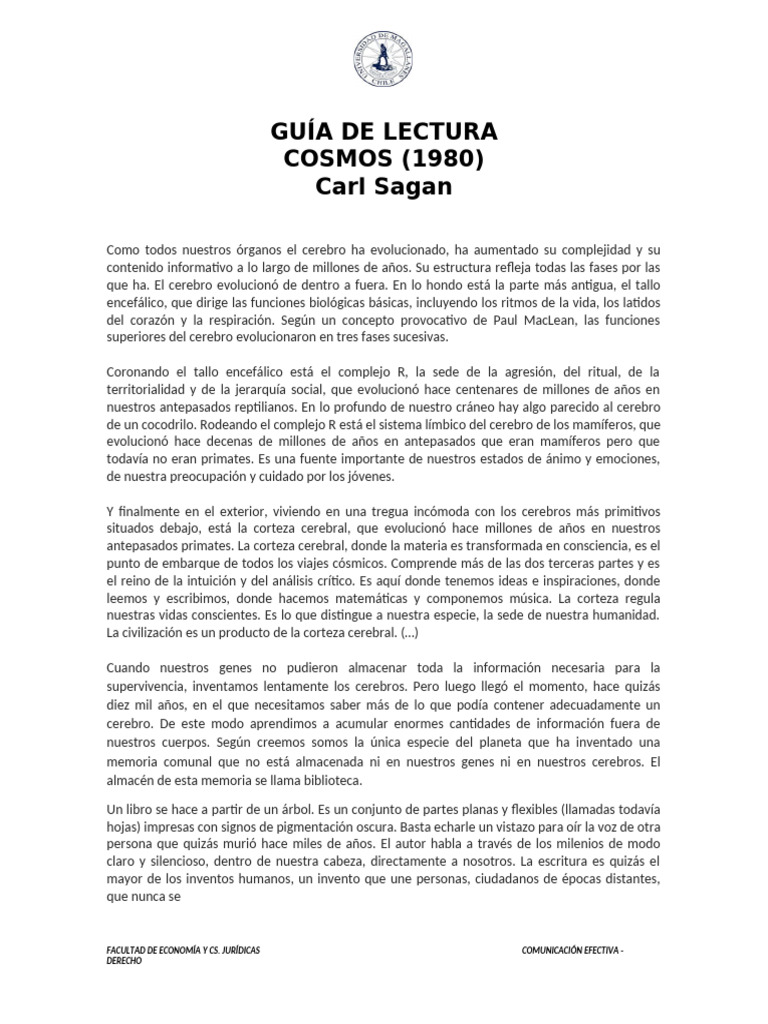 Guía de Lectura | PDF | Cerebro