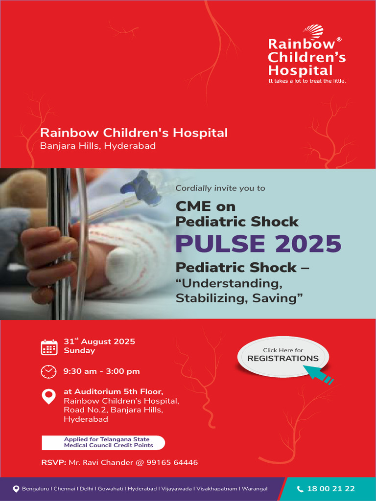 CME on Pediatric Shock at Rainbow Hospital | PDF | Shock (Circulatory ...