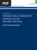 ISA-230 Oct 2022 | PDF | Audit | Auditor's Report