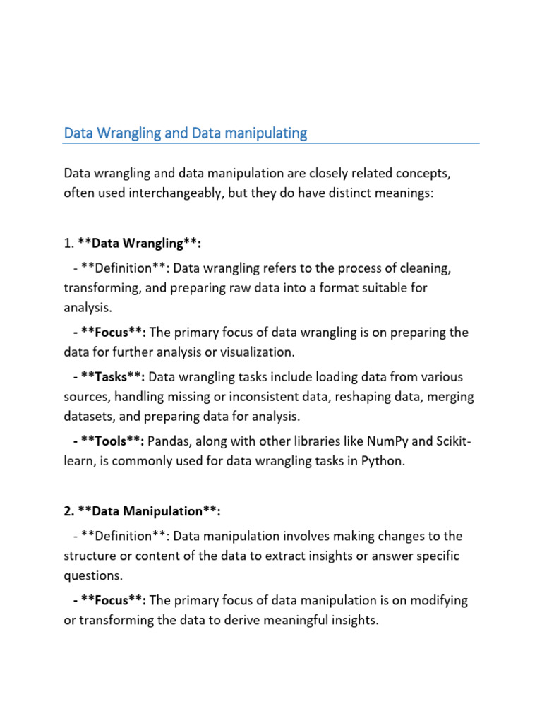 Data Wrangling With Pandas F | PDF | Data | Computer Programming