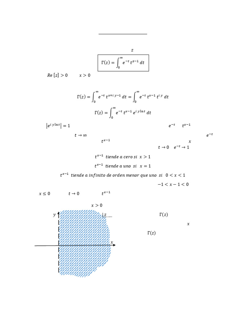 9 I Función Gamma | PDF | Integral | Límite (Matemáticas)