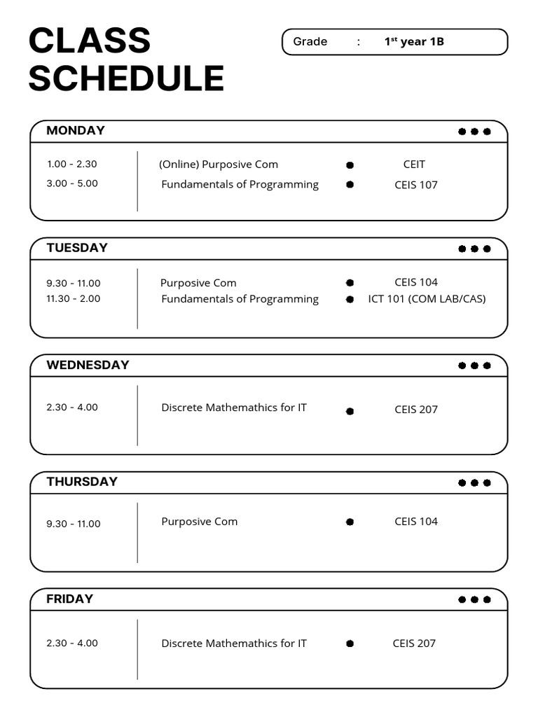 Kyren Sched | PDF