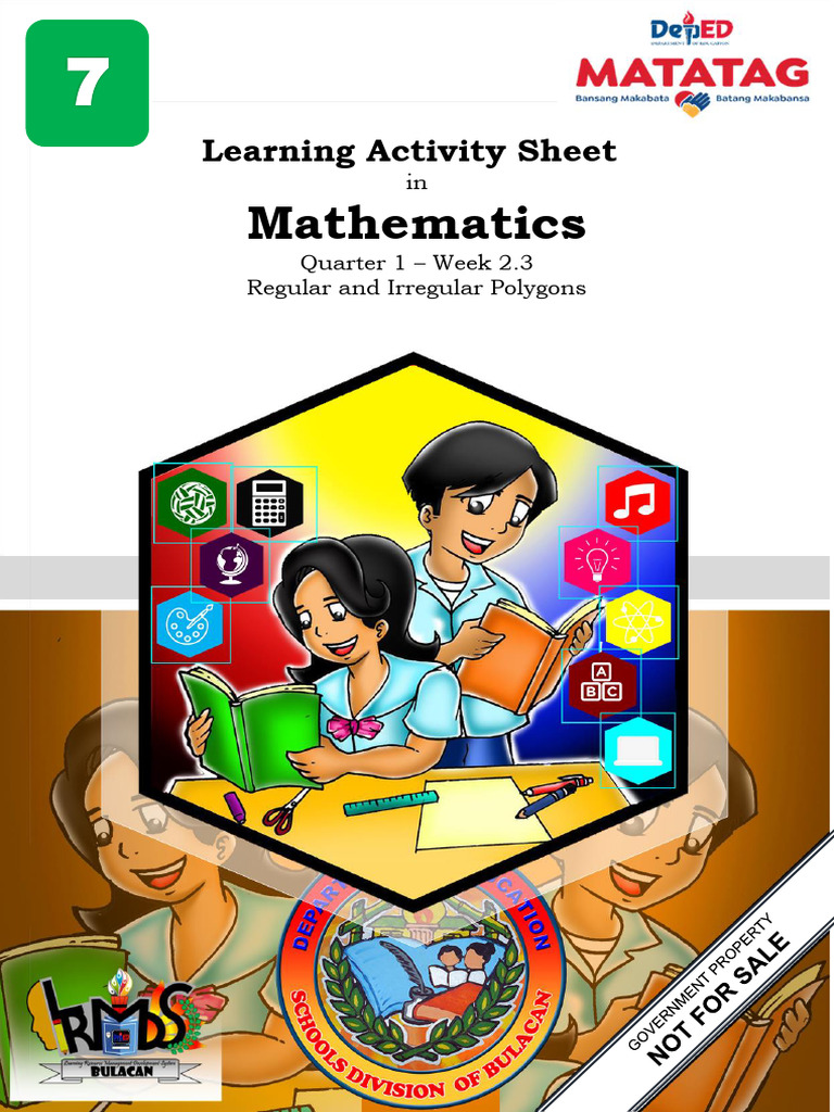 Math7 Las q1 w2.3 Regular and Irregular Polygons | PDF | Triangle | Rectangle