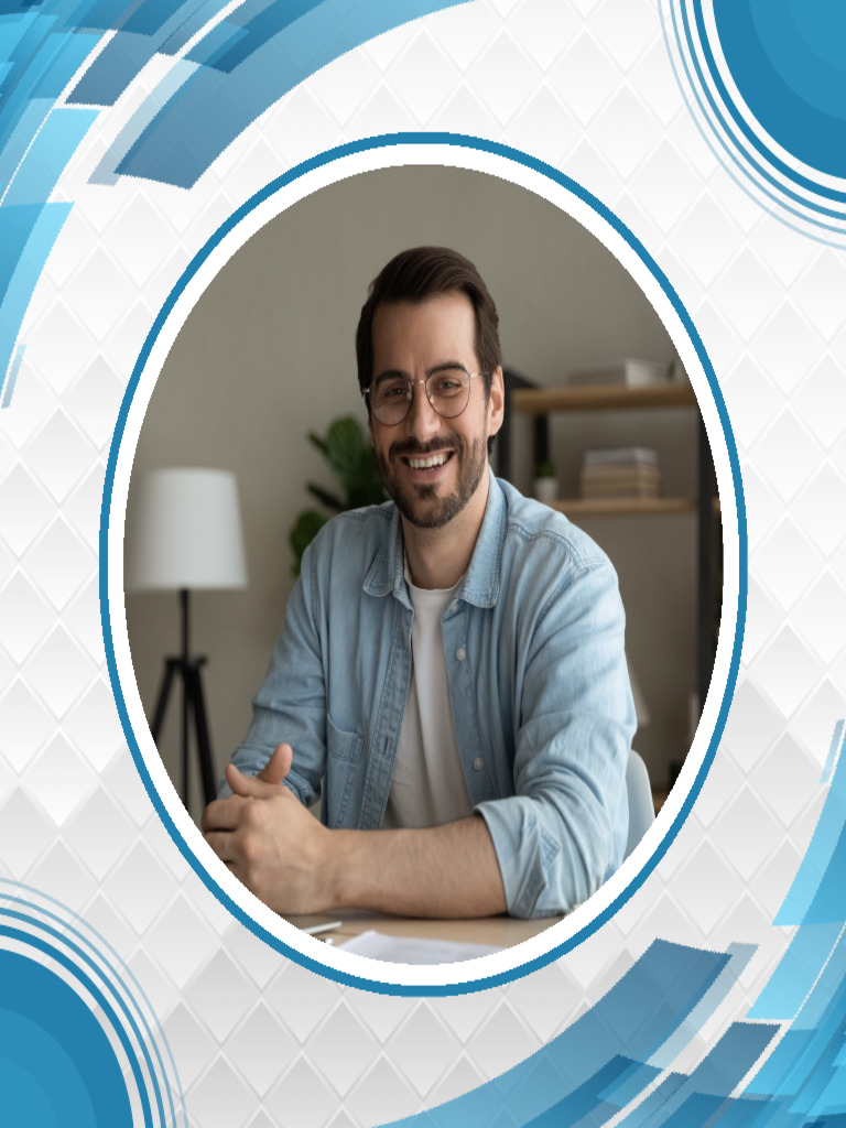 Blue and White Modern Professional Facebook Profile Picture | PDF