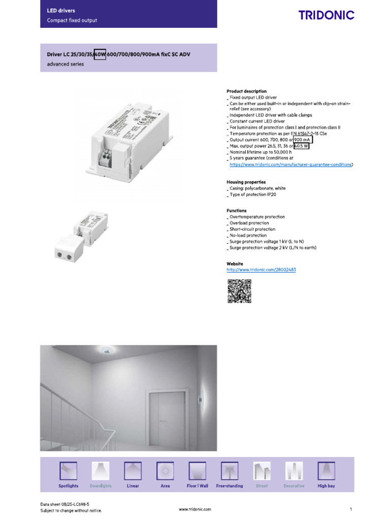 HL13 Tridonic 28002484 | PDF