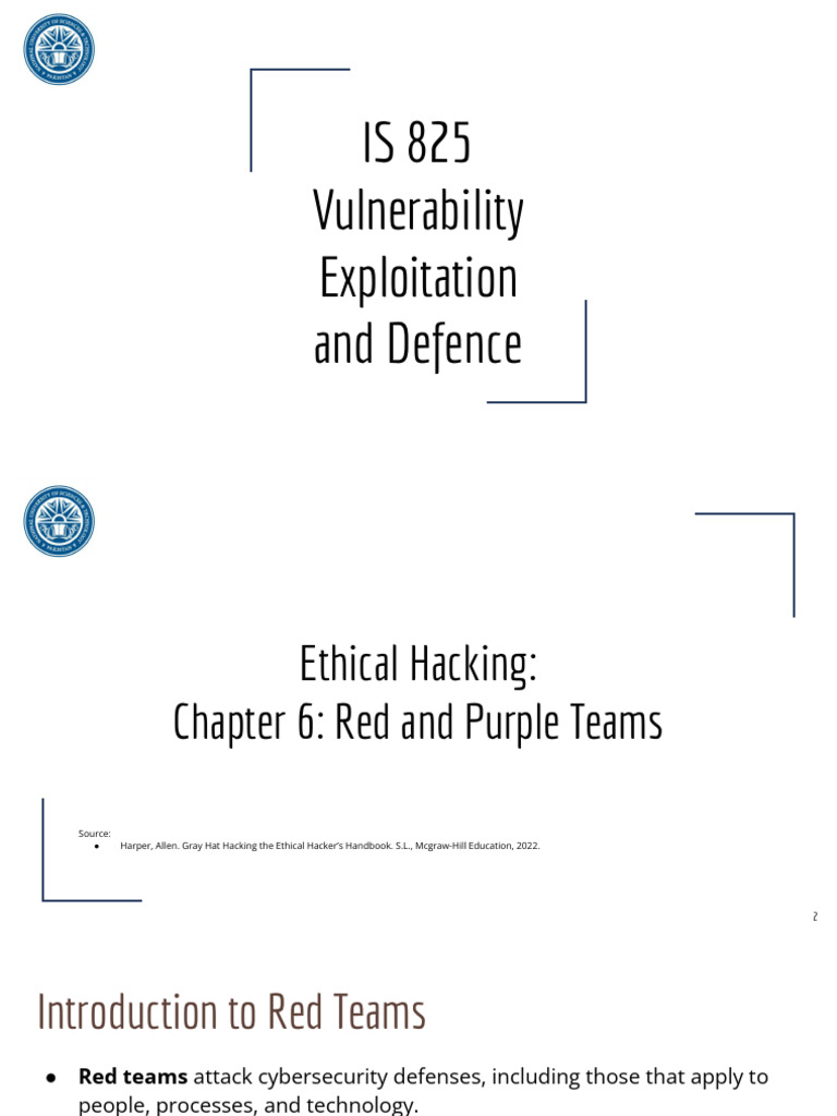Red Teaming in Ethical Hacking | PDF | Security Hacker | White Hat ...