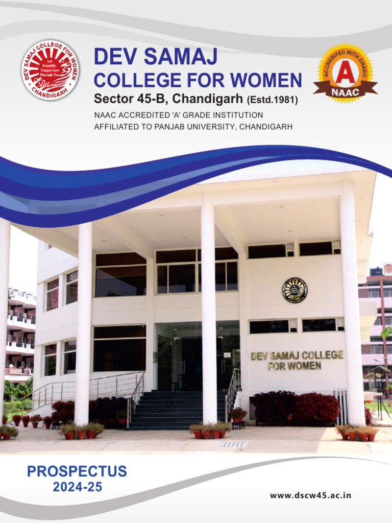 Dev Samaj College Prospectus 2024-25 | PDF | Libraries | Bachelor's Degree
