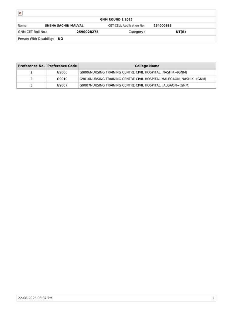 Preferencereport | PDF