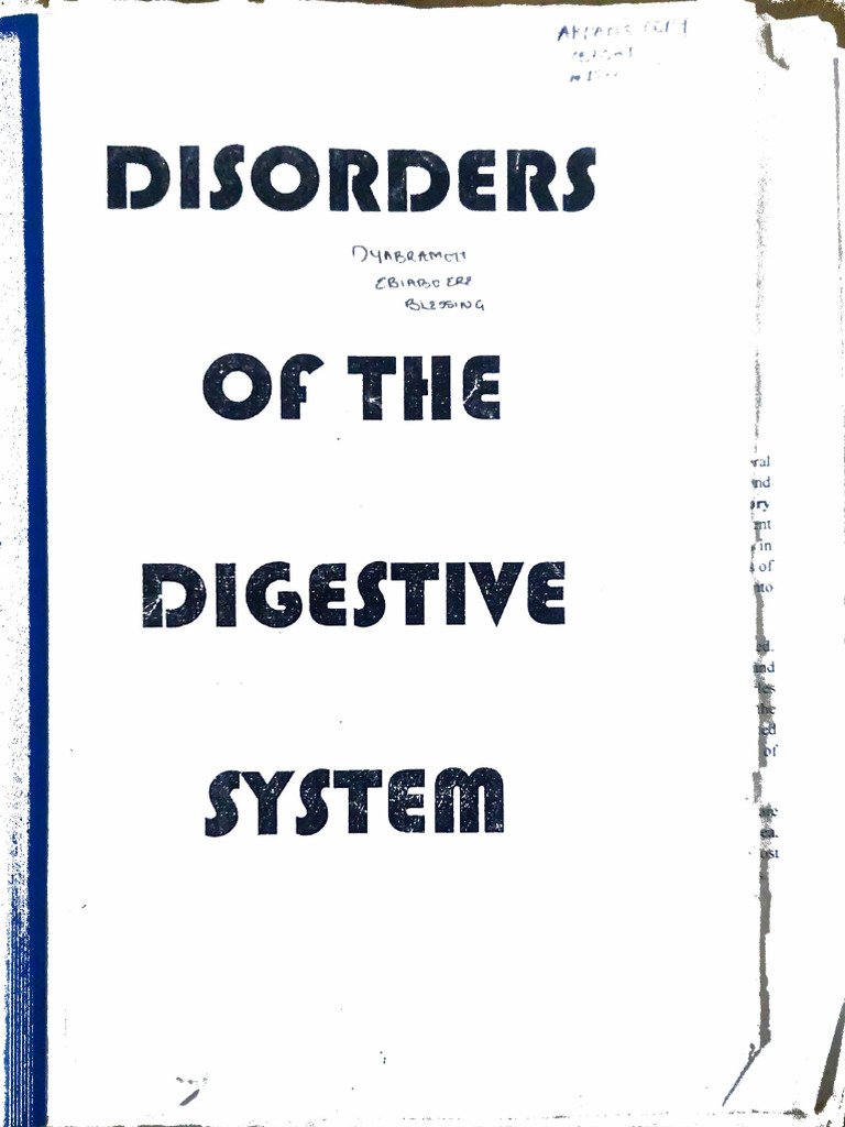 Disorders of The Digestive System Ma Kore-1 | PDF