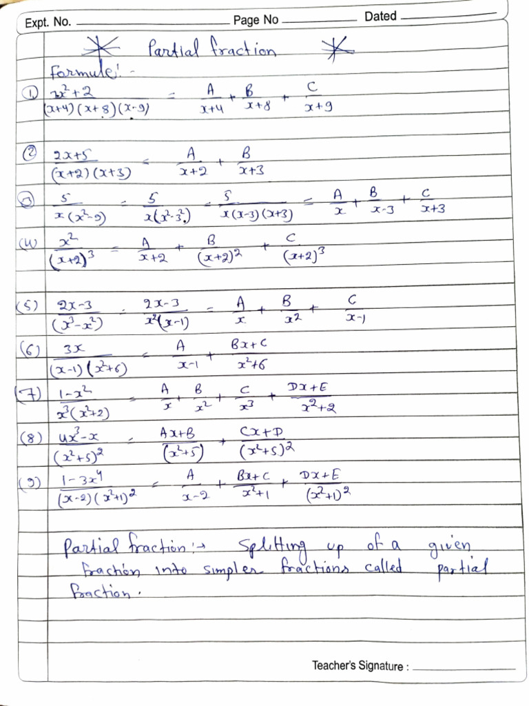 Algebraic Expressions and Limits Analysis | PDF