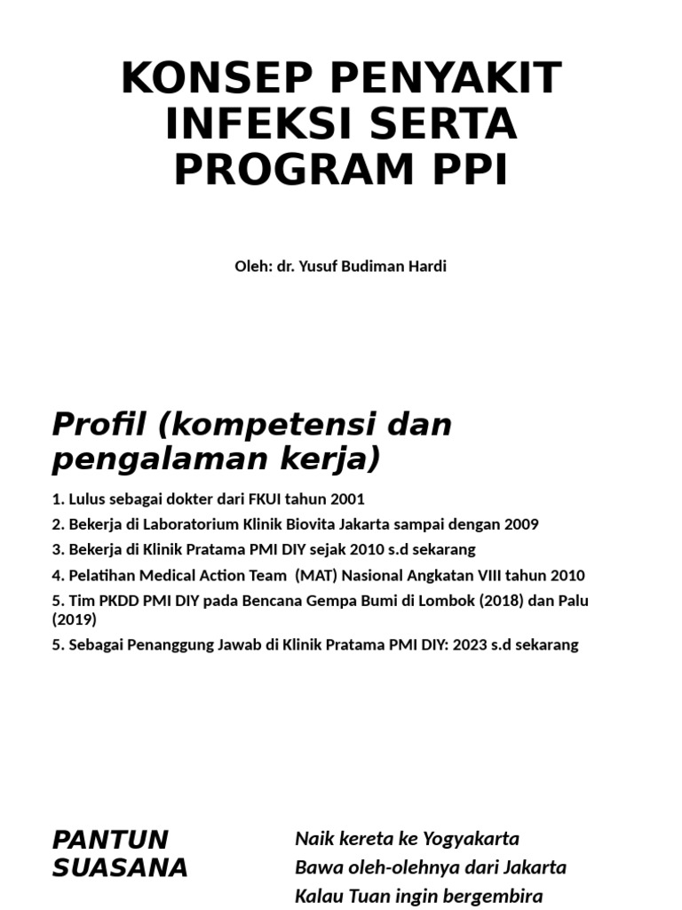 Konsep dan Program Pencegahan Infeksi | PDF