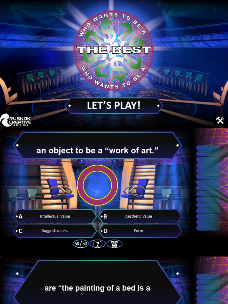 Art and Humanities Quiz Game | PDF | The Arts | Liberal Arts Education