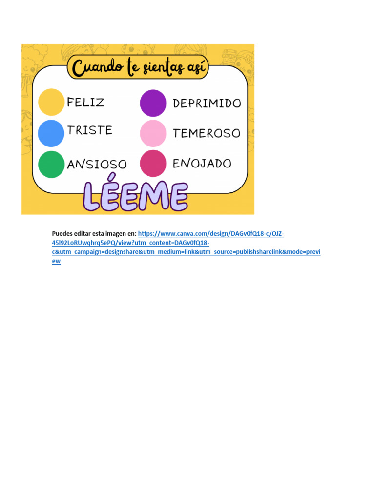 Cuando Te Sientas Asi Leeme | PDF