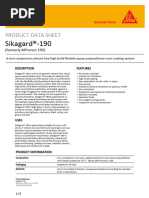 Sikagard®-300: Waterproof Coating Data | PDF | Concrete | Weathering
