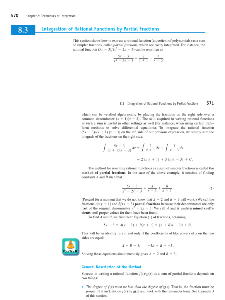 Lecture 5, Integrations | PDF | Factorization | Division (Mathematics)