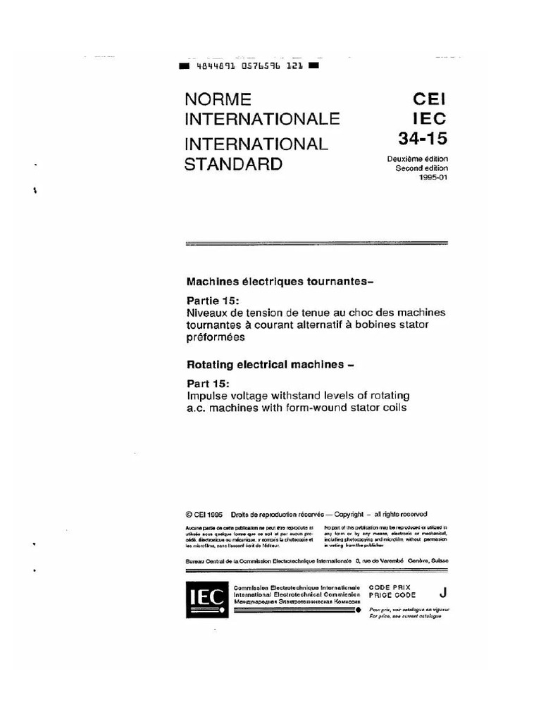 Iec 34-15 | PDF