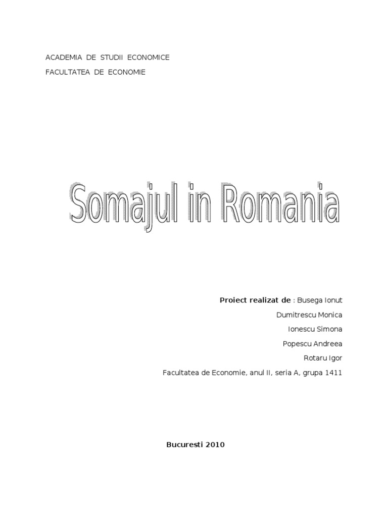 Somajul in Romania | PDF