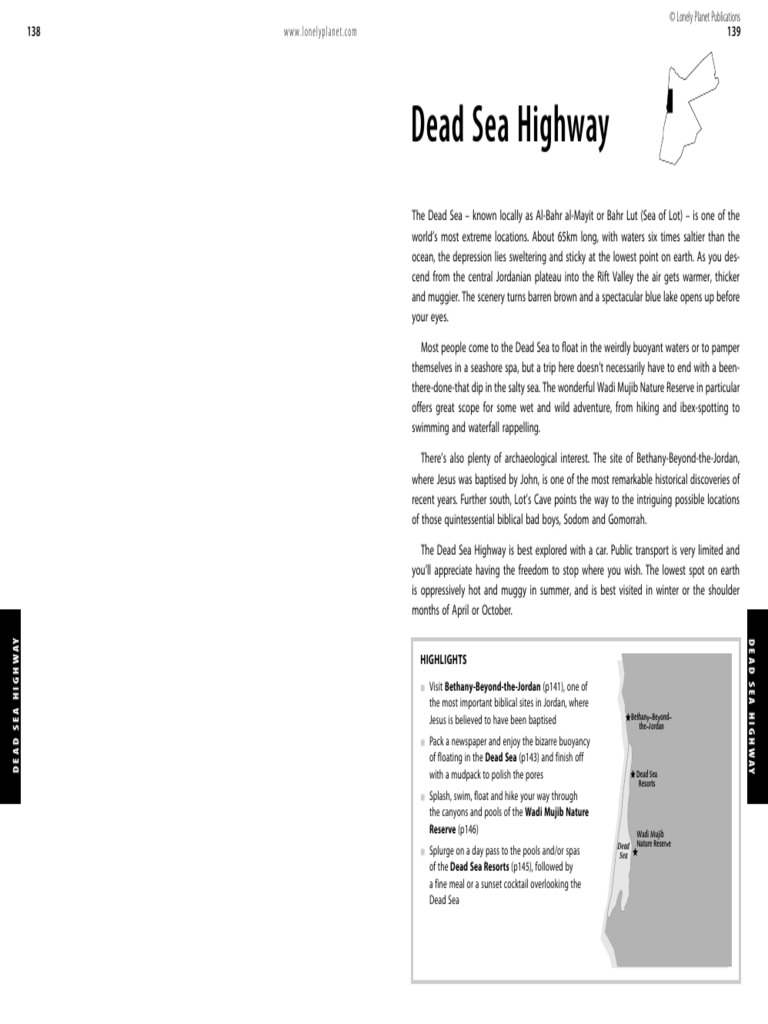 Jordan 6 Dead Sea Highway - v1 - m56577569830512257 | PDF | Dead Sea ...