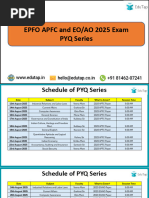 2025 VUT Calendar | PDF