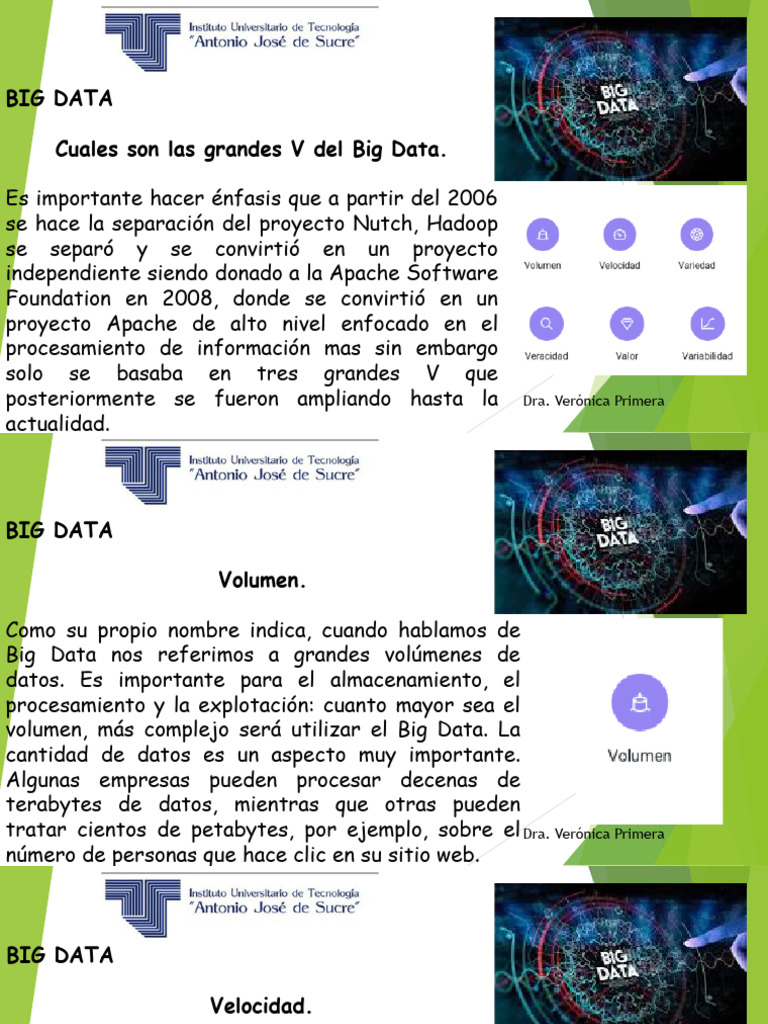 Las 5 V del Big Data | PDF | Big Data | Datos