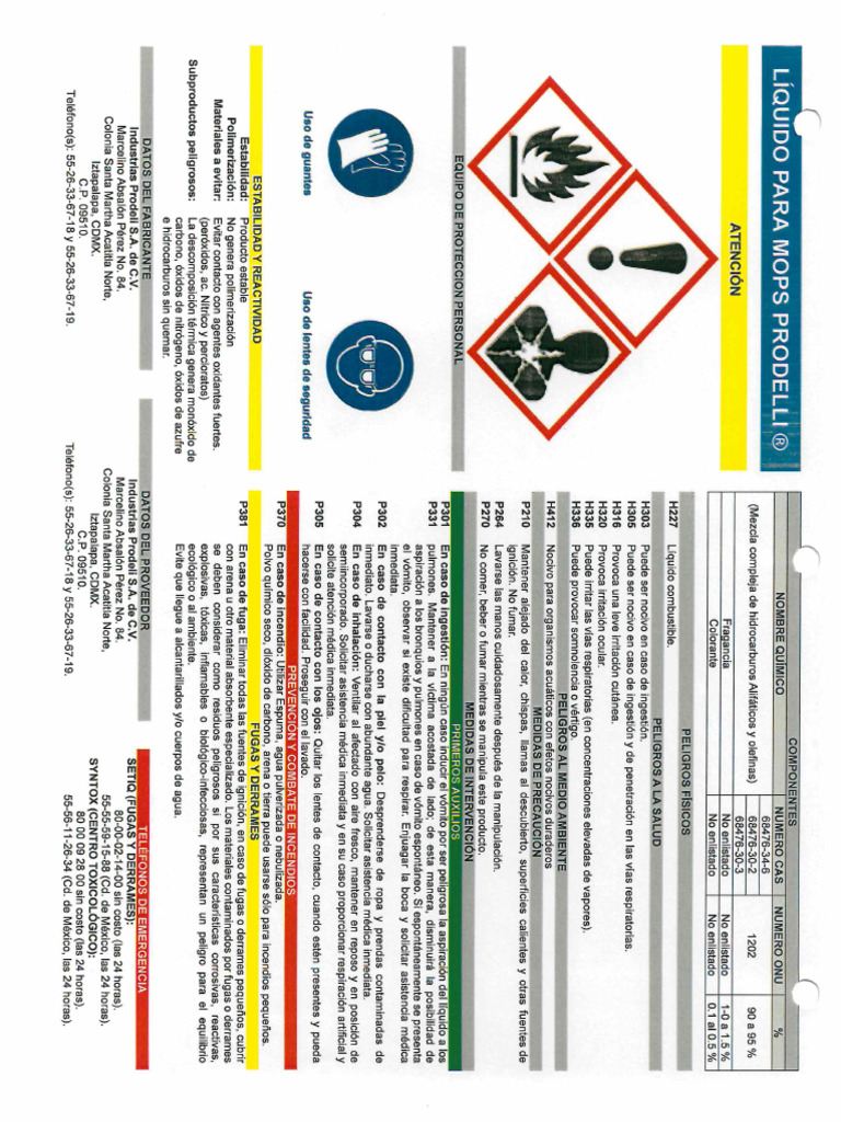 Resumen Hazmat 24abr2025 | PDF