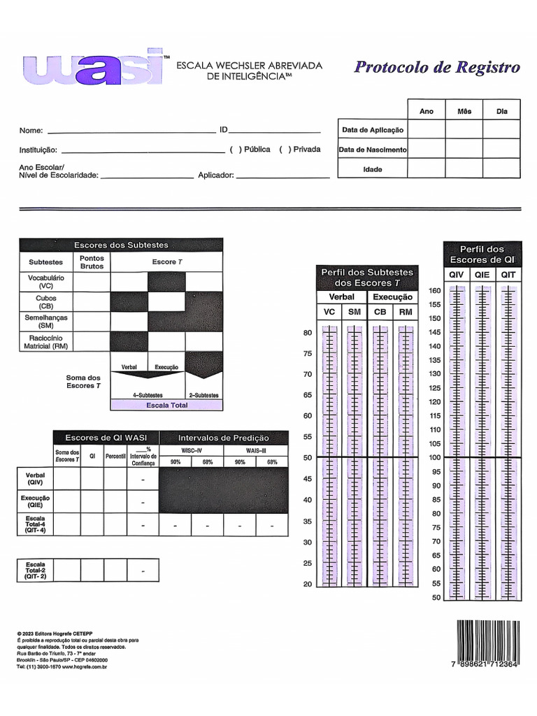 WASI Protocolo de Registro | PDF