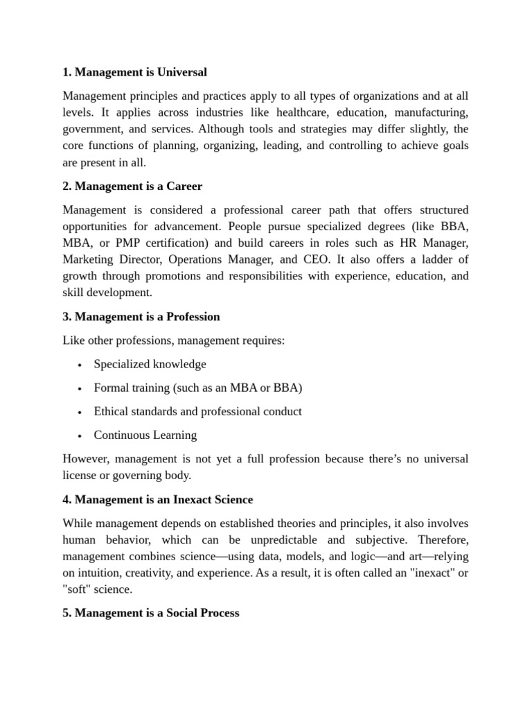 Understanding Management Principles | PDF