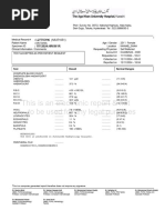 Hematology Form | PDF | Vertebrates | Medicine