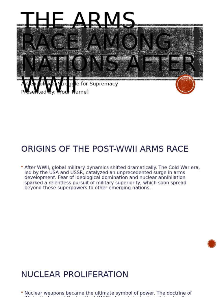 Arms Race Template | PDF