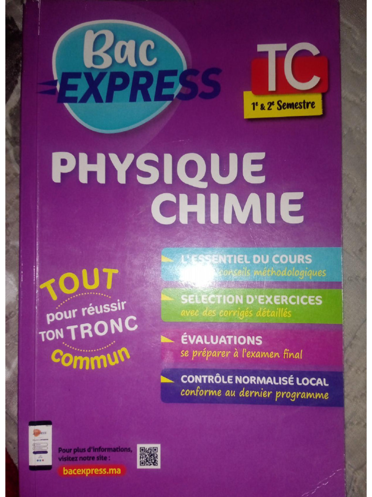 Bac Express Tronc Commun Physique Chimie . | PDF