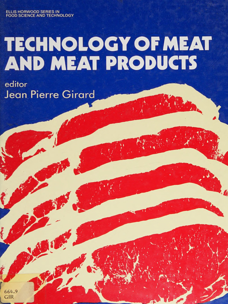 Technology of Meat and Meat Products:: Jean Pierre Girard 49s | PDF ...