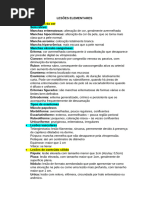 Tipos de Lesões Cutâneas e Descrição | PDF | Psoríase | Pele