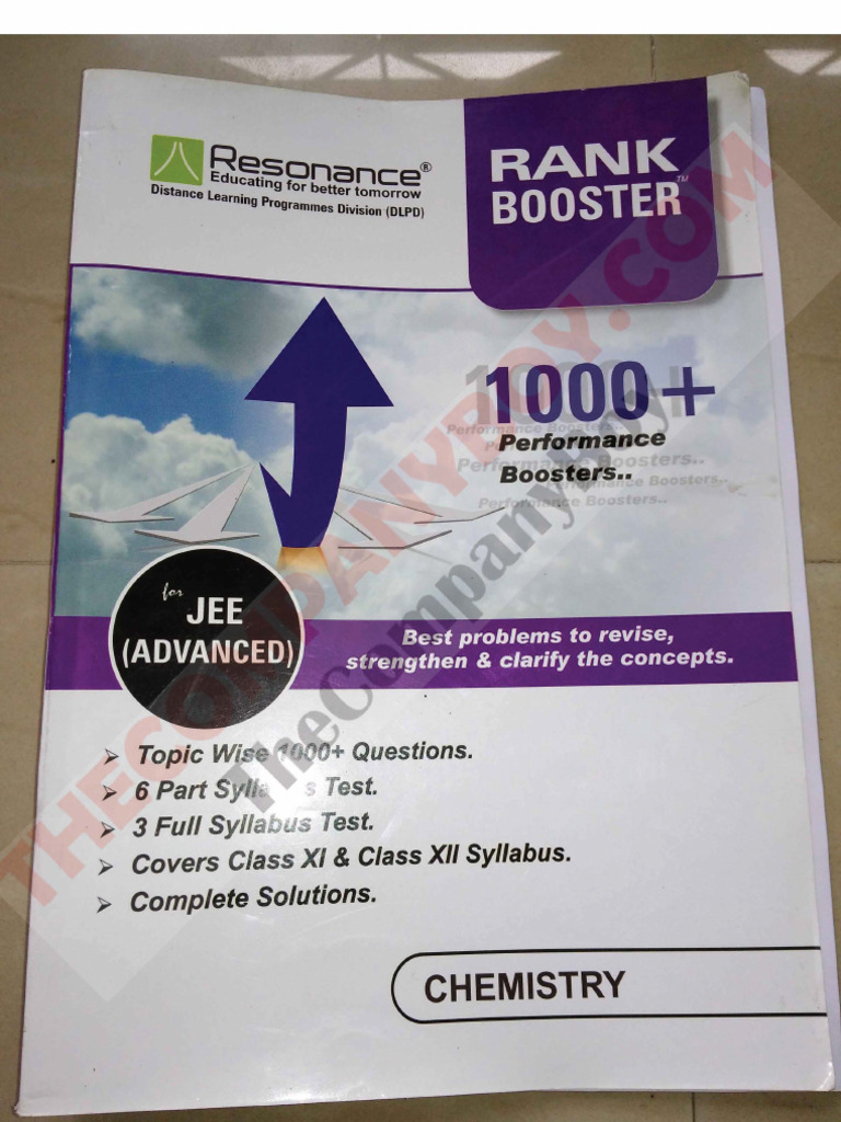 Resonance JEE Advanced Rank Booster Chemistry PDF Part 1 | PDF
