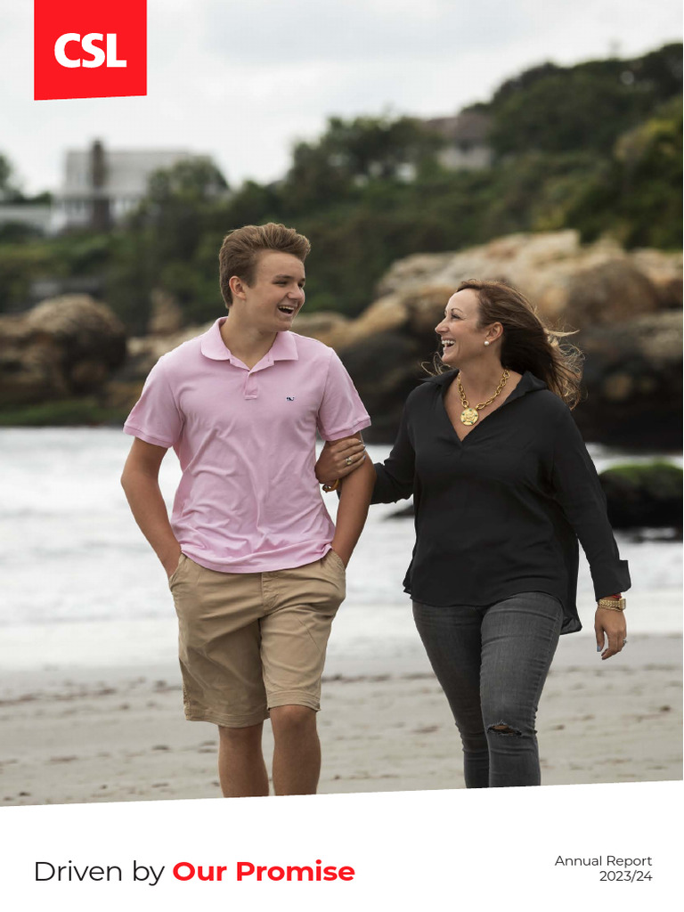 CSL Annual Report 2024 | PDF | Dividend