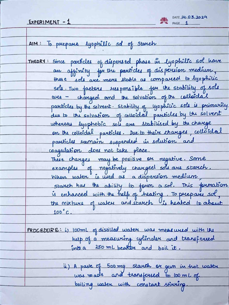 Chem Prac File | PDF
