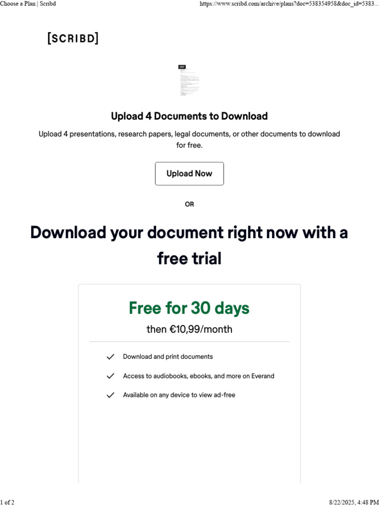 Free Document Downloads on Scribd | PDF