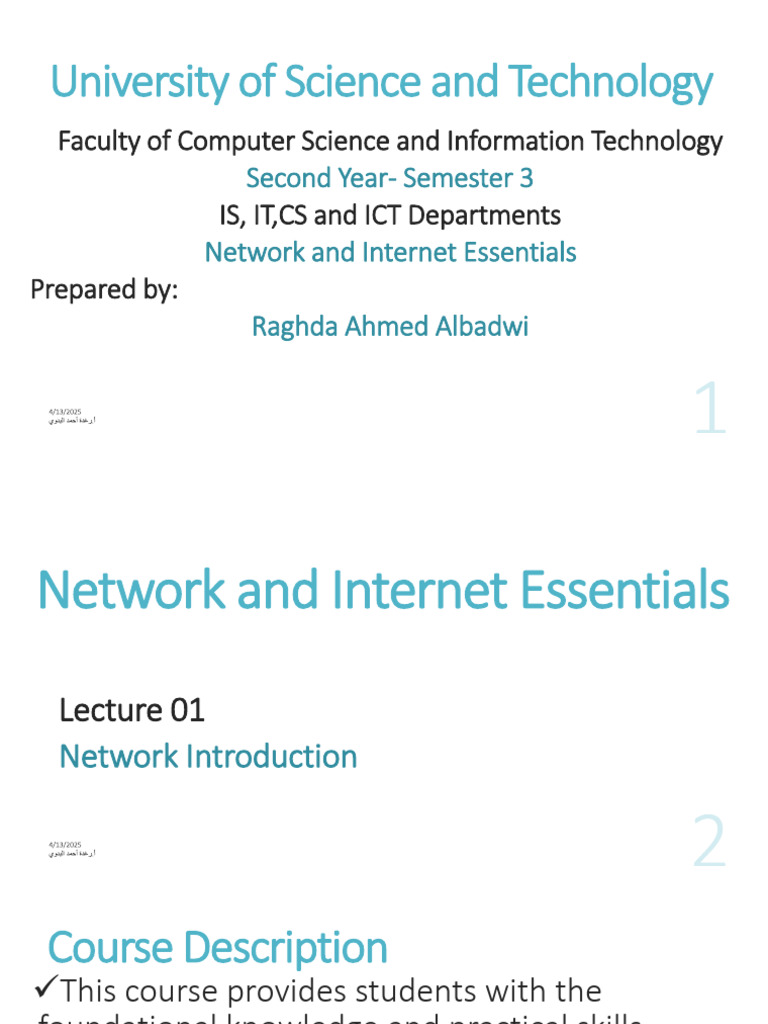Lec1 Network Introduction | PDF | Computer Network | Local Area Network