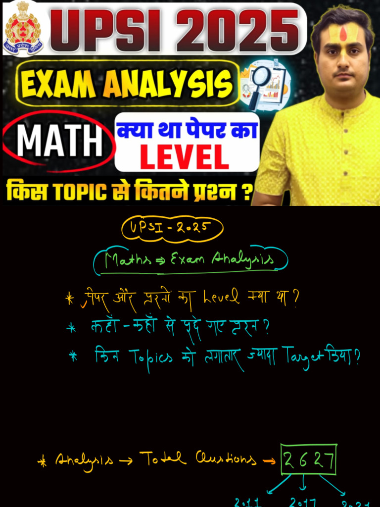 Upsi Math Analysis | PDF