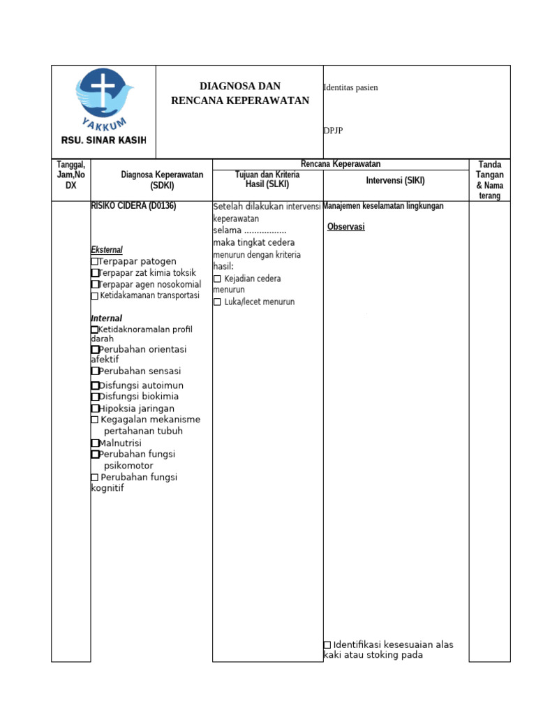 0040 RISIKO CIDERA | PDF