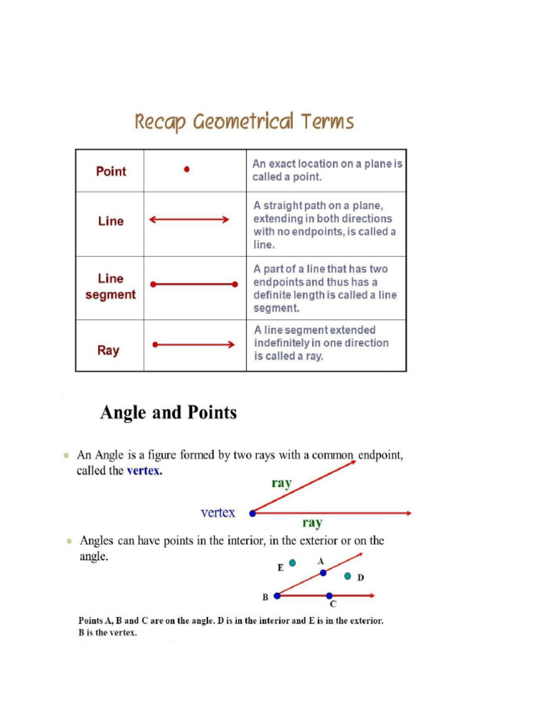 Lines and Angles Revision 7 | PDF