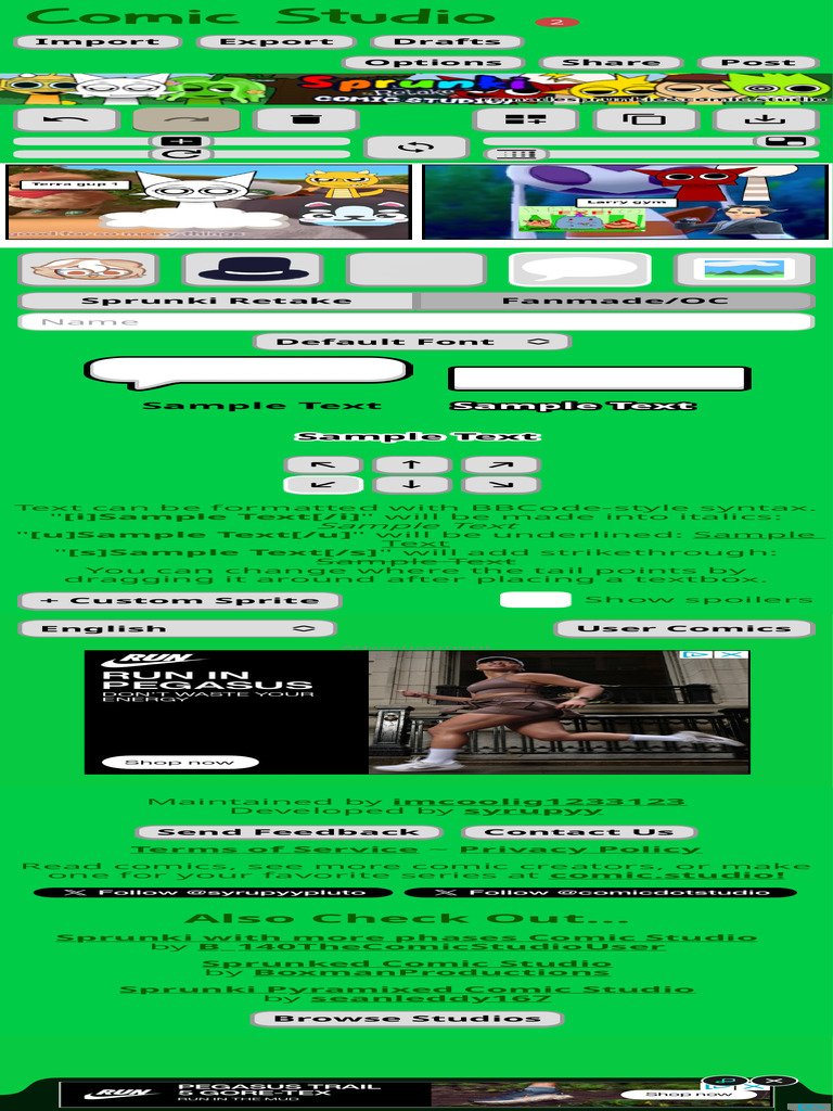 Sprunki Retake Comic Studio - Make Comics & Memes With Sprunki Retake Characters | PDF