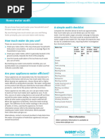 Water Usage Tracking Spreadsheet - 0 | PDF | Worksheet | Spreadsheet
