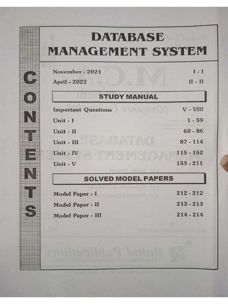 DBMS-Unit-05_compressed | PDF