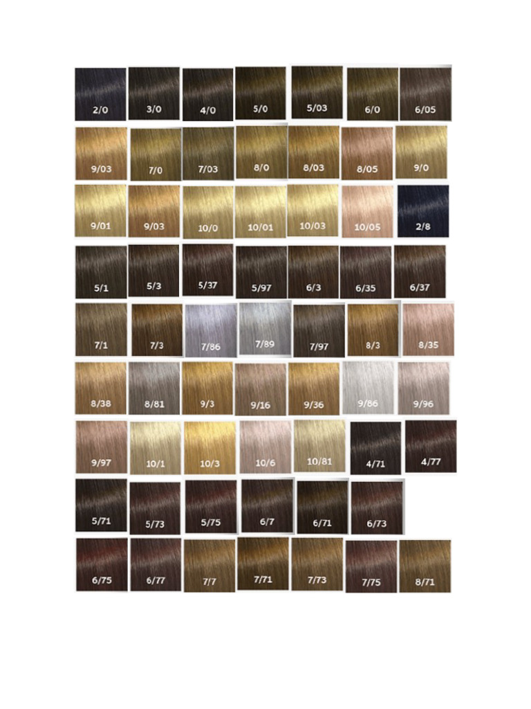 Carta Colores Color Touch | PDF