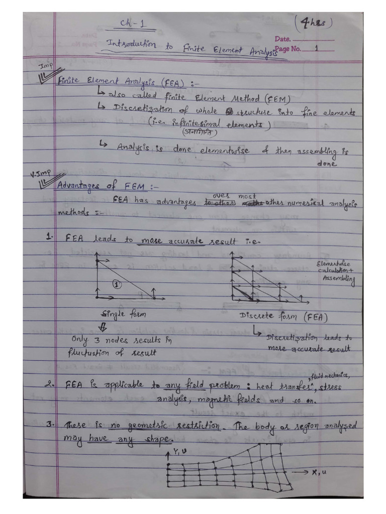 FEM_Note_1 | PDF