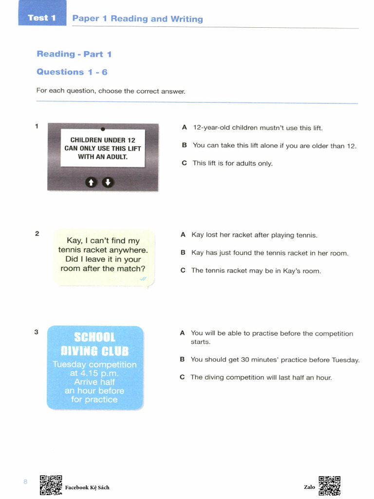 Practice Test 1 | PDF