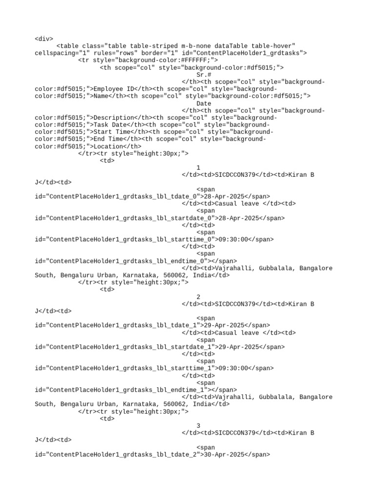 Timesheets | PDF