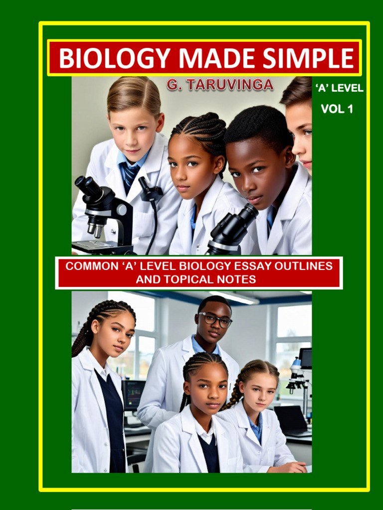 Sample Copy - Vol 1 New Common Biology Essay Outlines and Topical Notes ...