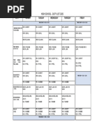 Teacher's Duty Roster Riss 2025 | PDF