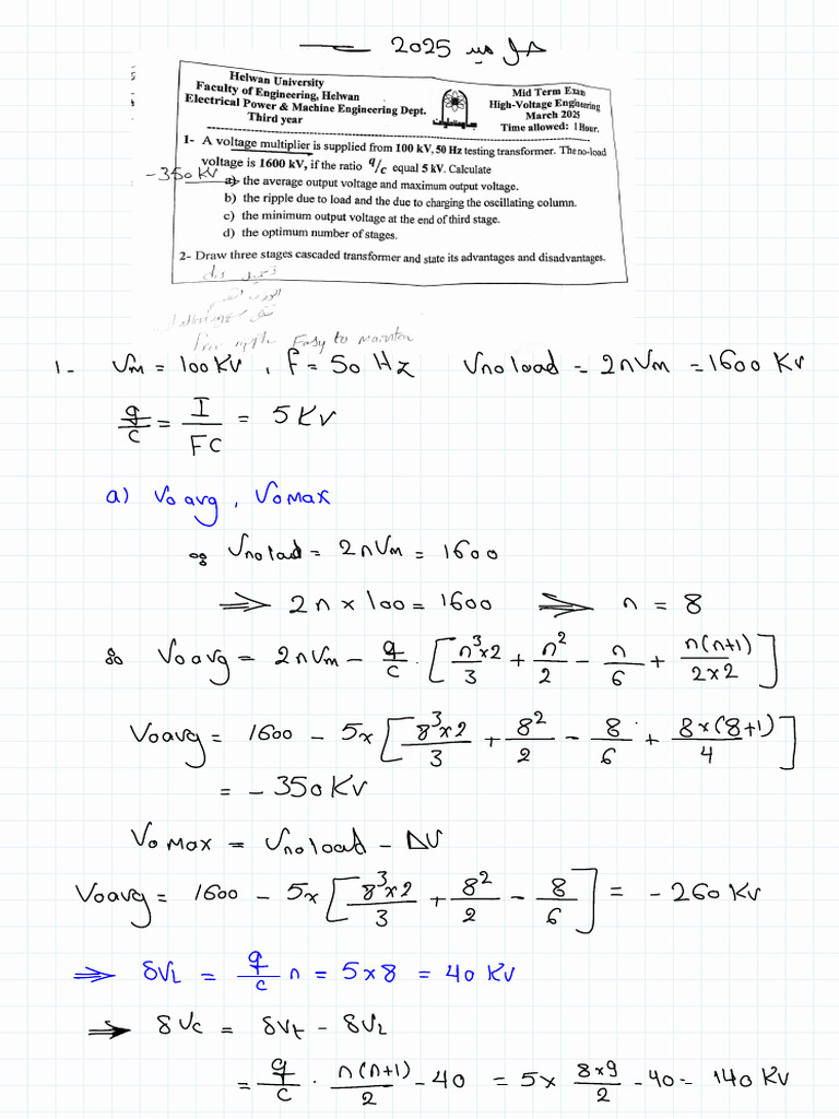 Midterm 2025+ Solution | PDF